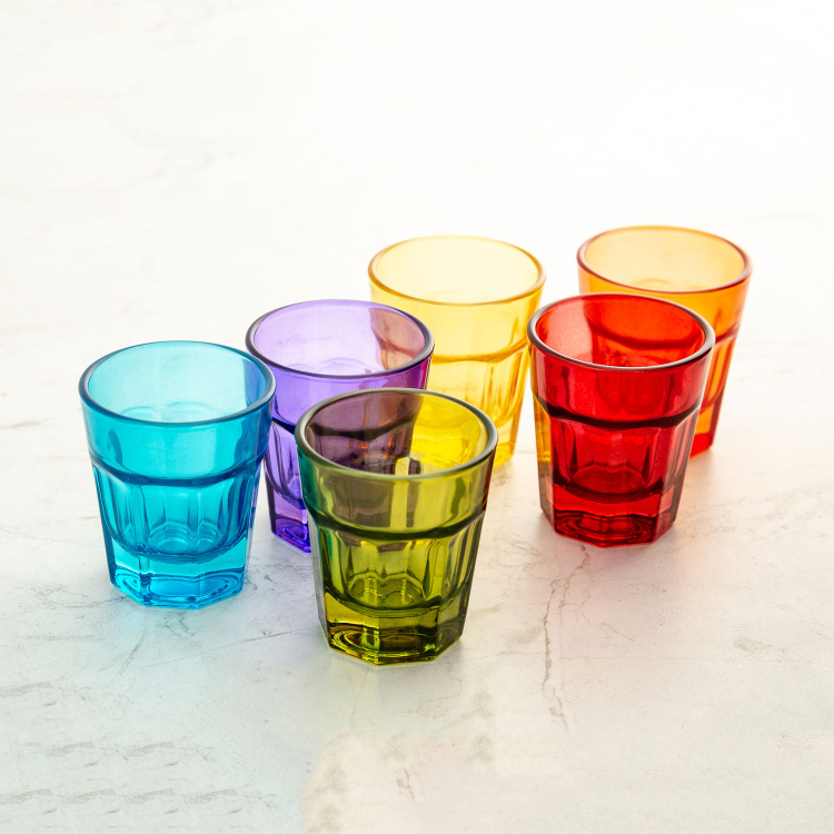 Buy Vibgyor Assorted Shot Glass - Set of 6 - 45 ml from Home Centre at ...