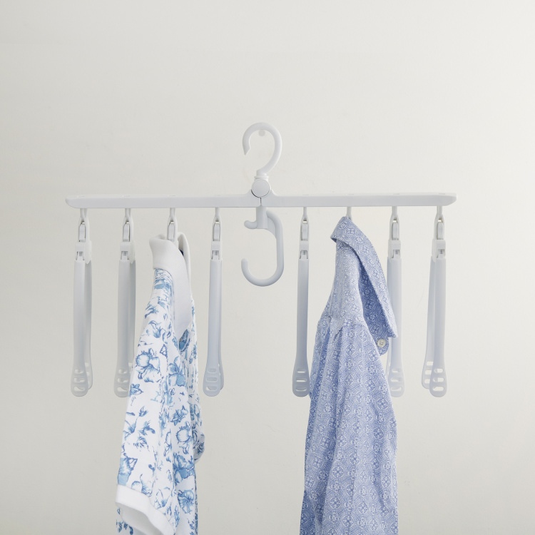 Buy Orion Solid Single Pc. Multi Functional Folding Hanger - 51 cm x 37 ...