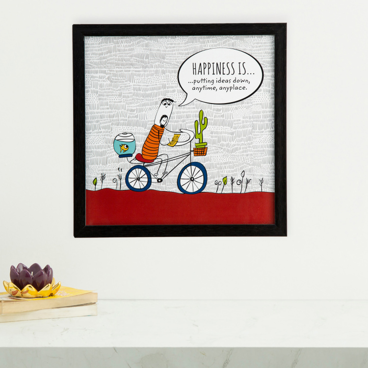 Buy Happiness Is Putting Ideas Picture Frame - 35 x 35 cm from Home ...
