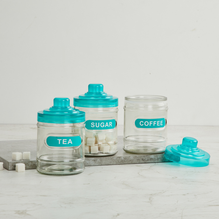 Buy Tuscany Vency Glass Jar Set - 700ml - Set of 3 from Home Centre at ...