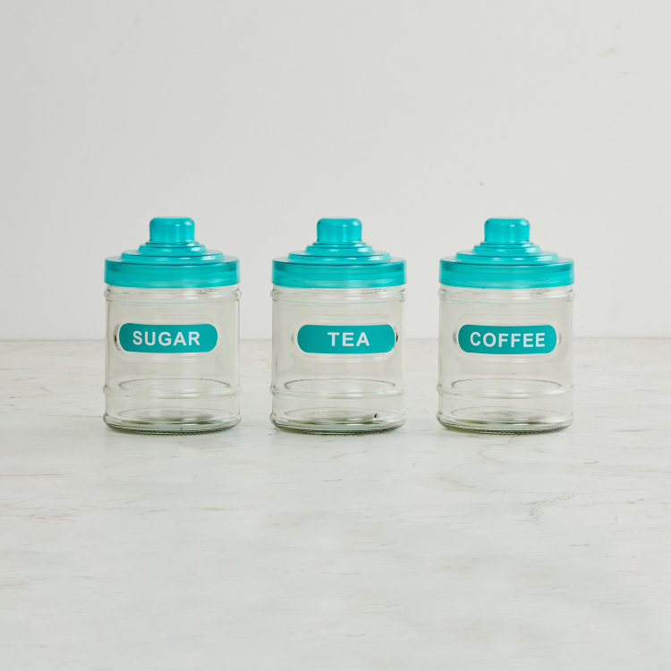 Buy Tuscany Vency Glass Jar Set - 700ml - Set of 3 from Home Centre at ...